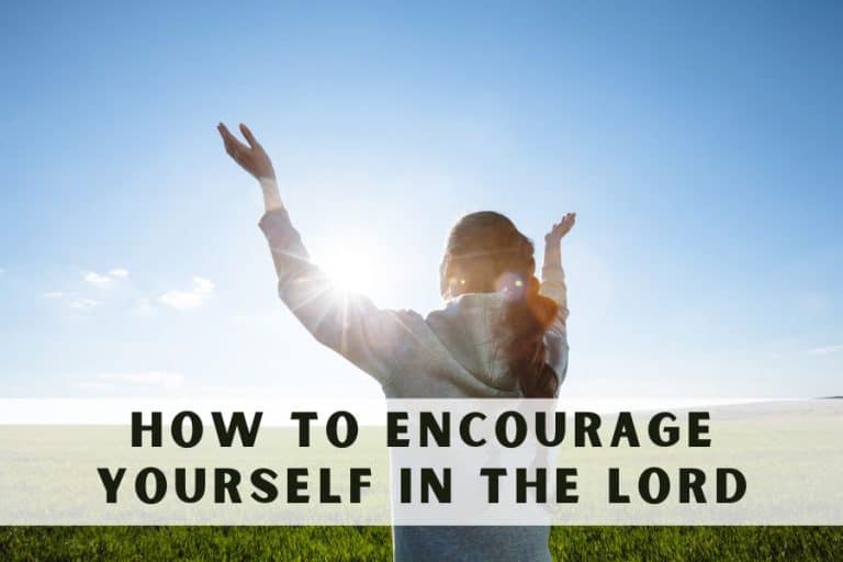 Encourage Yourself In The Lord Scripture
